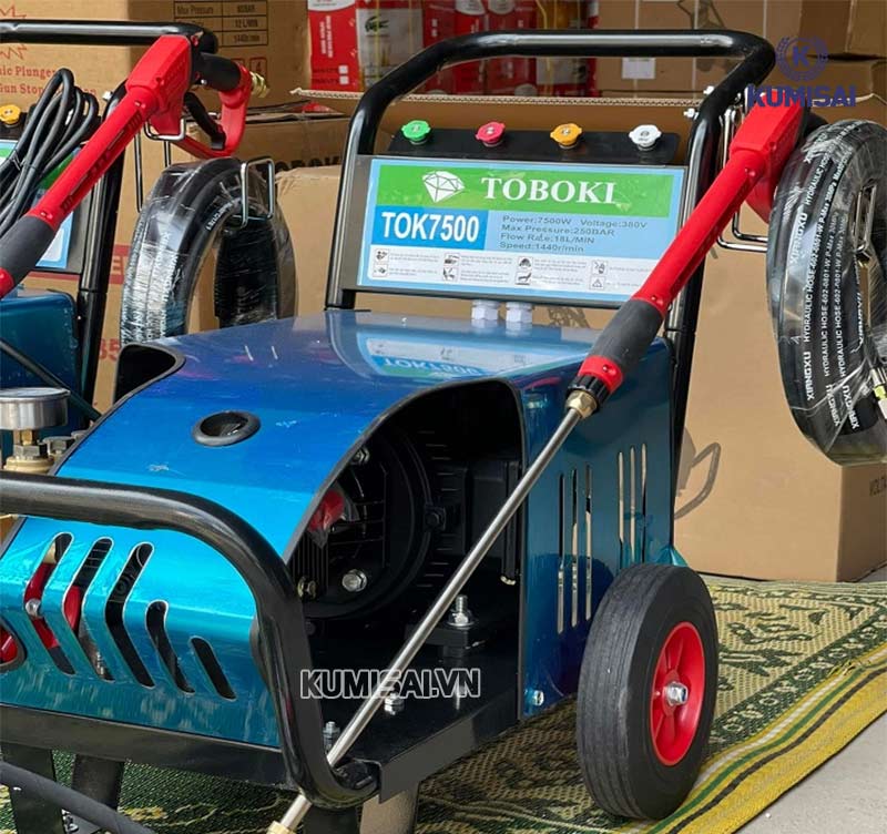 TOP 7 máy rửa xe Toboki: Xịt rửa siêu khỏe, Đủ loại, Bền bỉ